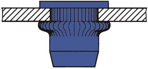 Blindnietmutter Gesipa M5 x 7 x 11,5 Stahl | 14337