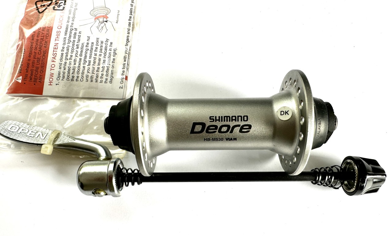 Shimano Deore HB-M530 Vorderradnabe 36-Loch, silber | MS-M530-36-si